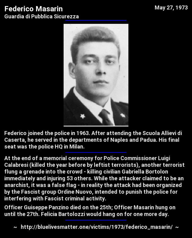 1973-federico_masarin-infocard » BlueLivesMatter's Timeline Photos