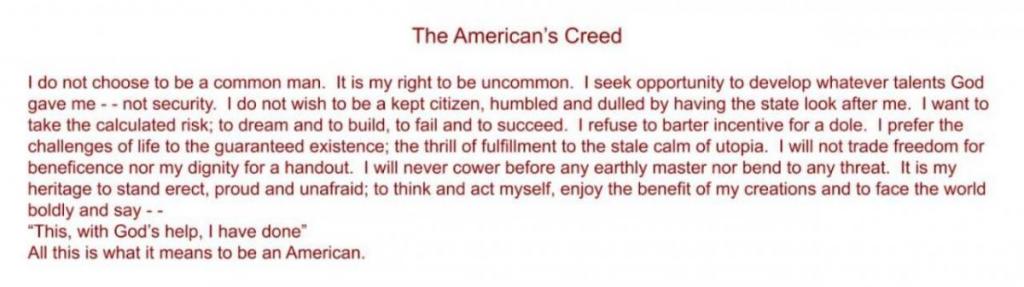 american creed » JanetMcS's Timeline Photos